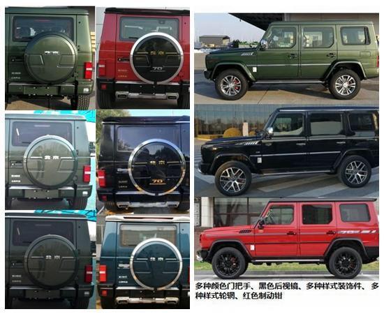 搭3.0T V6引擎，外形更加硬派，北京BJ80新车型申报图曝光！_百科TA说