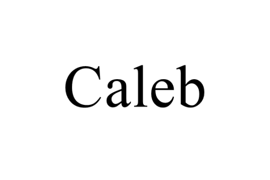 Caleb（希伯来语男性名字）_百度百科