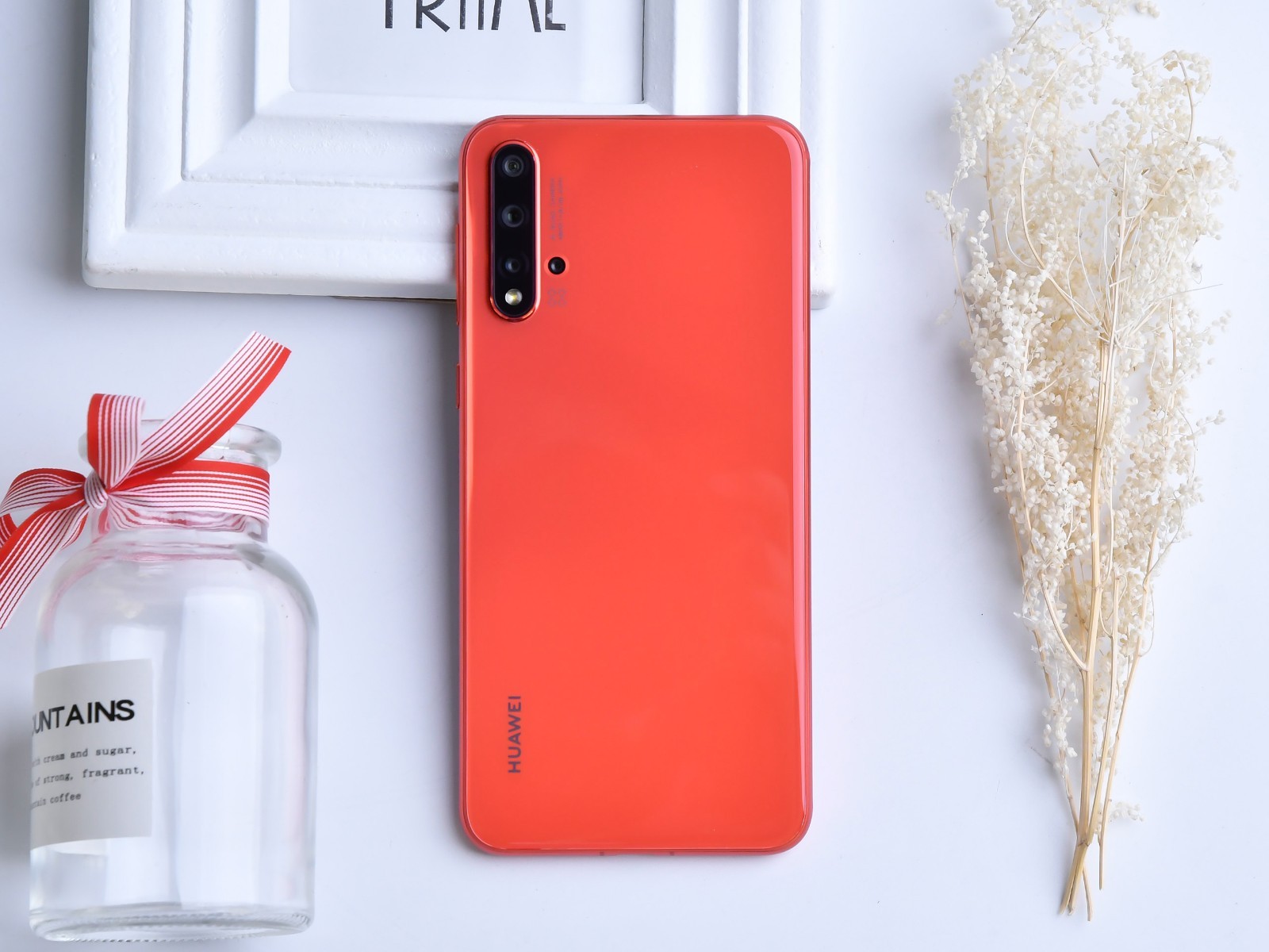 华为nova5 Pro珊瑚橙图赏：高颜值一见倾心_百科TA说