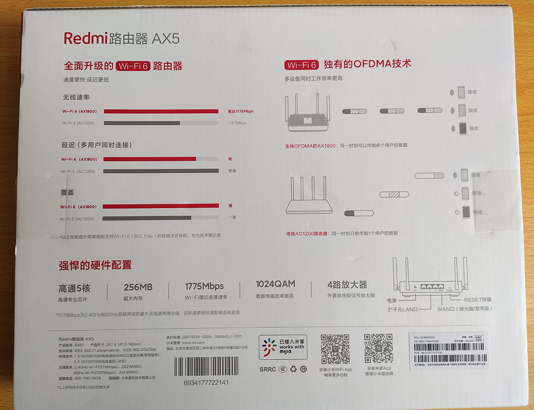 Redmi路由器AX5详解：支持WiFi 6，速度快、延时低、安全、省电_百科TA说