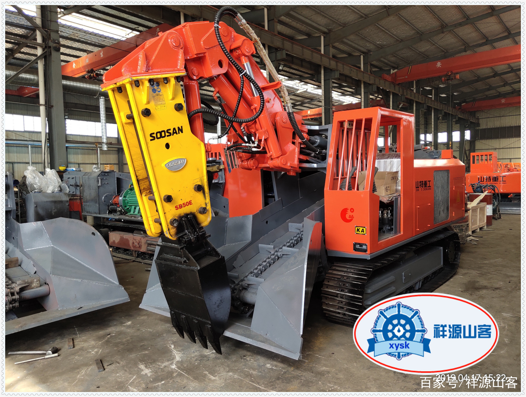 ZWY-120/55L挖掘式装载机（STB-120D扒渣机）_百科TA说