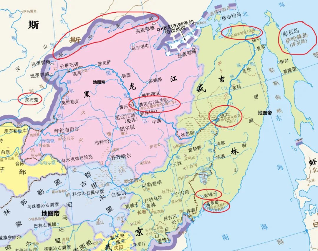 国家规定地图上，必须括注中文名称的八个俄罗斯地方是哪里？_百科TA说