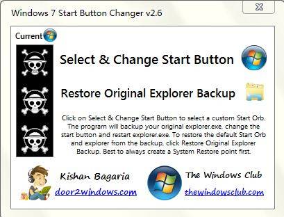 Windows 7 Start Button Changer_百度百科