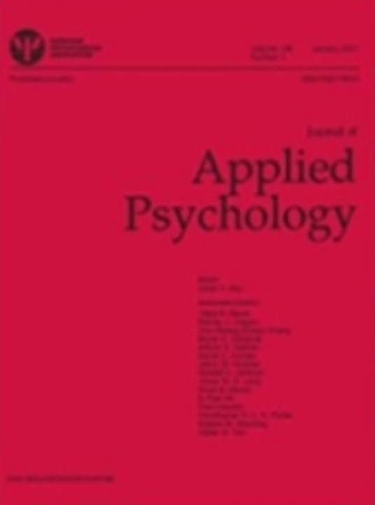 Journal of Applied Psychology_百度百科