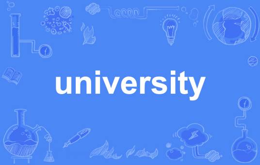 university（英文单词）_百度百科