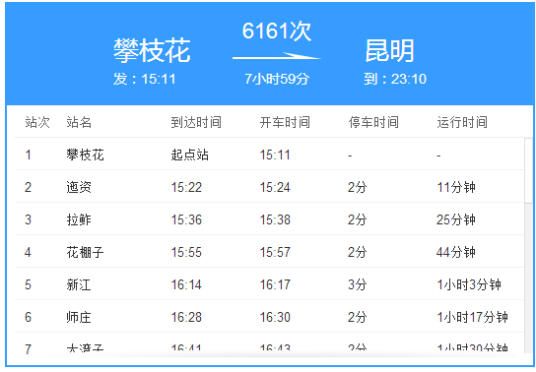 6161次列车_百度百科