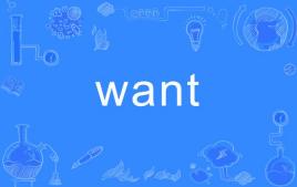 want（英语单词）_百度百科