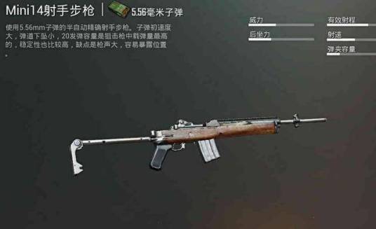 MINI14（游戏《绝地求生》中的射手步枪）_百度百科