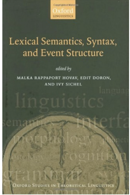 Lexical Semantics, Syntax, and Event Structure_百度百科