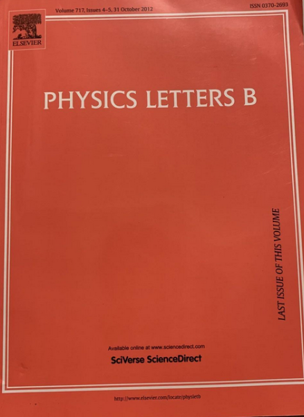 PHYSICS LETTERS B_百度百科