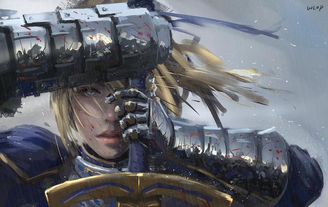 敲着代码的画师｜WLOP——用绘画来表达自我_百科TA说