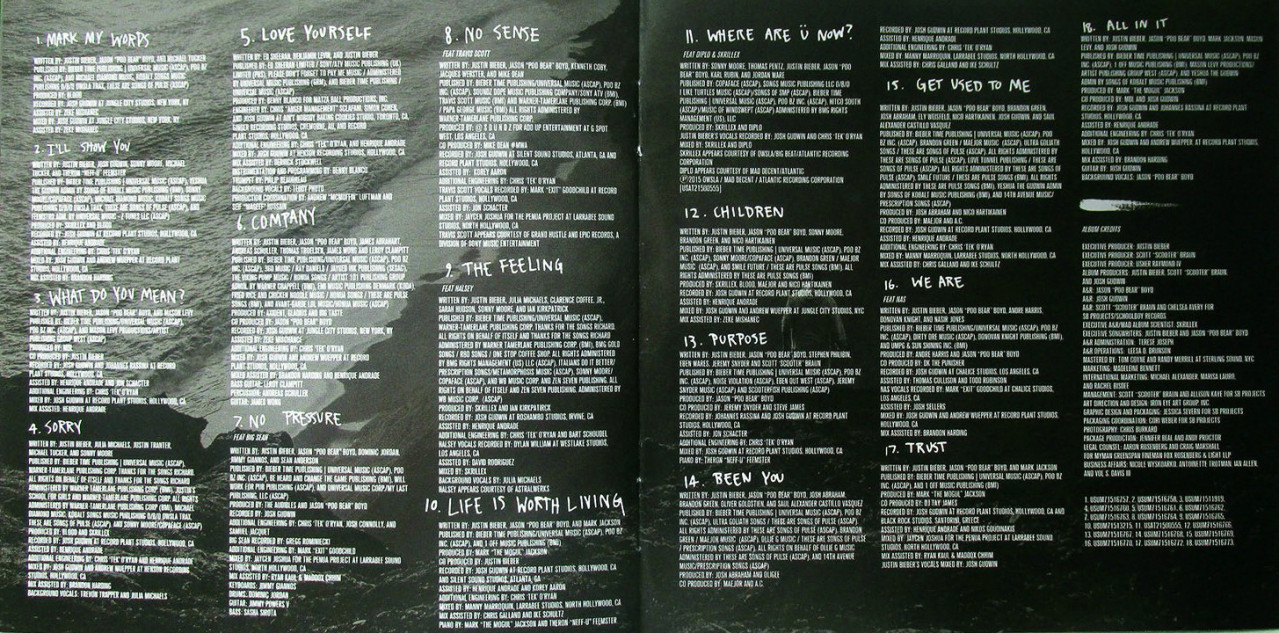 Purpose（贾斯汀·比伯第四张录音室专辑）_百度百科