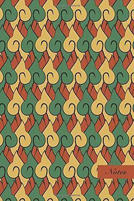 Notes: 6"x9" Unruled Blank Notebook Japanese Curve Spiral Round Wave ...