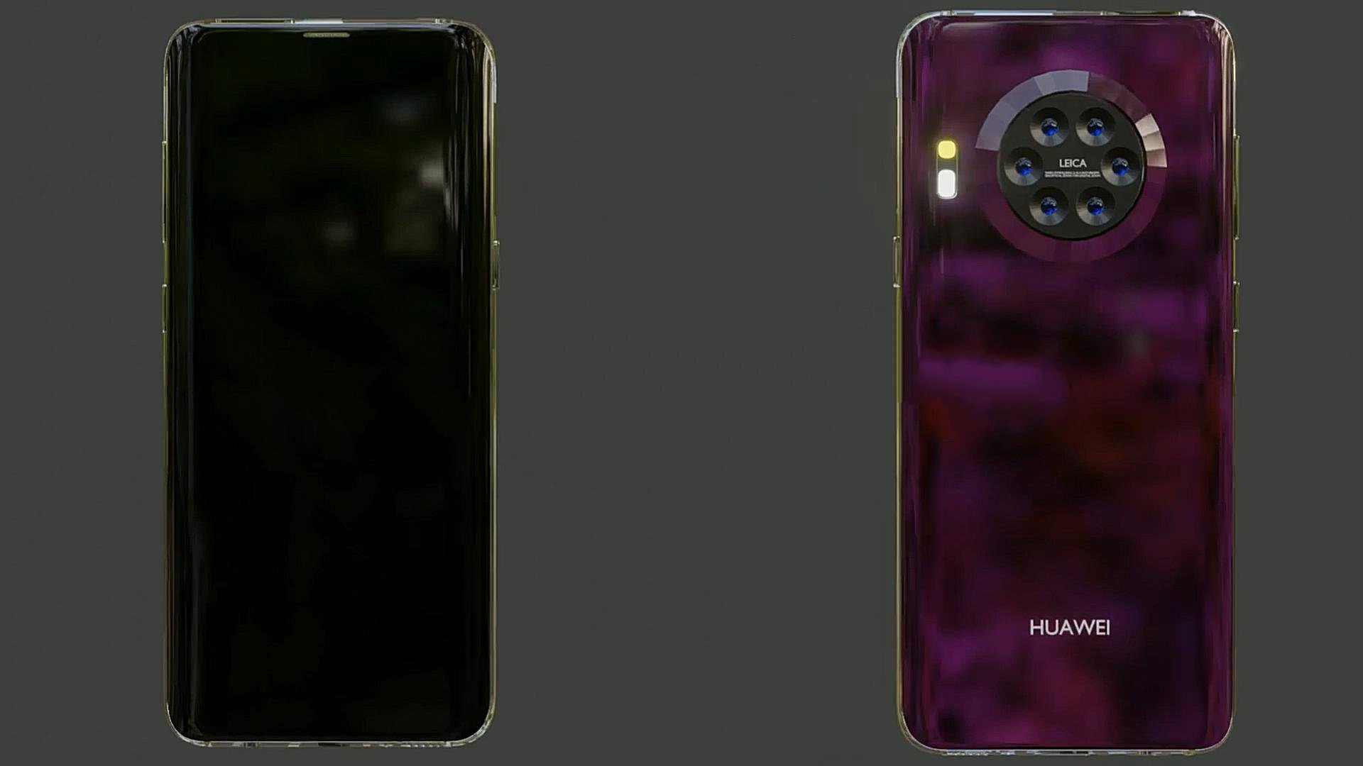 华为Mate40Pro概念图：如果真配6颗镜头 那iPhone11迟早要凉_百科TA说