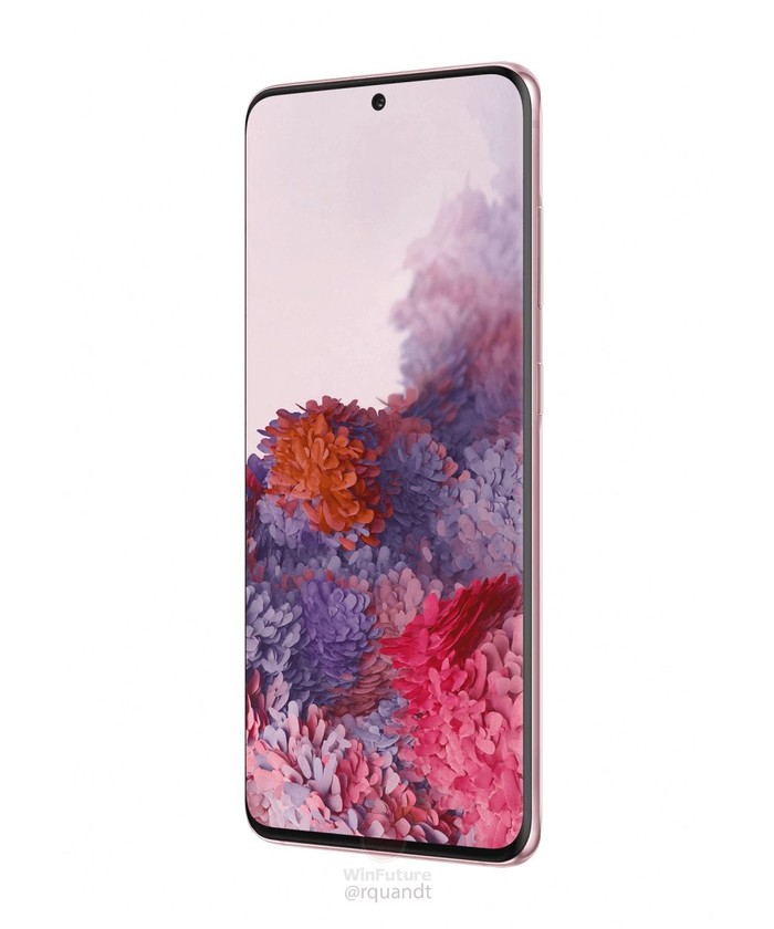 还有粉色版：又一组Galaxy S20高清渲染图曝光_百科TA说