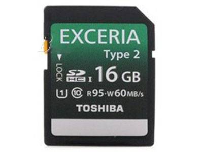 东芝EXCERIA Type Ⅱ型 SDHC卡 UHS-1 Class10(16GB)_百度百科