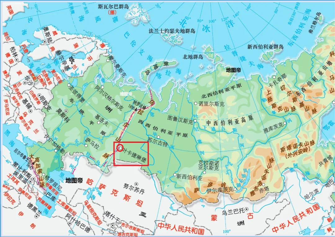 亚洲与欧洲的分界线，是何时东扩到乌拉尔山脉的？_百科TA说