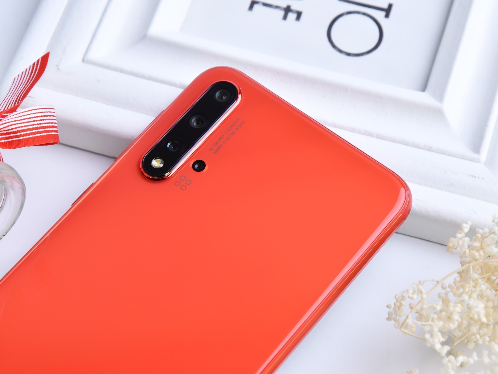 华为nova5 Pro珊瑚橙图赏：高颜值一见倾心_百科TA说