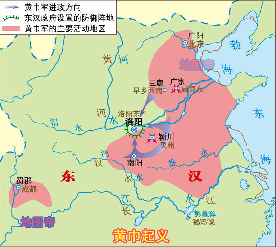 22张地图快速看汉朝历史（西汉和东汉）_百科TA说