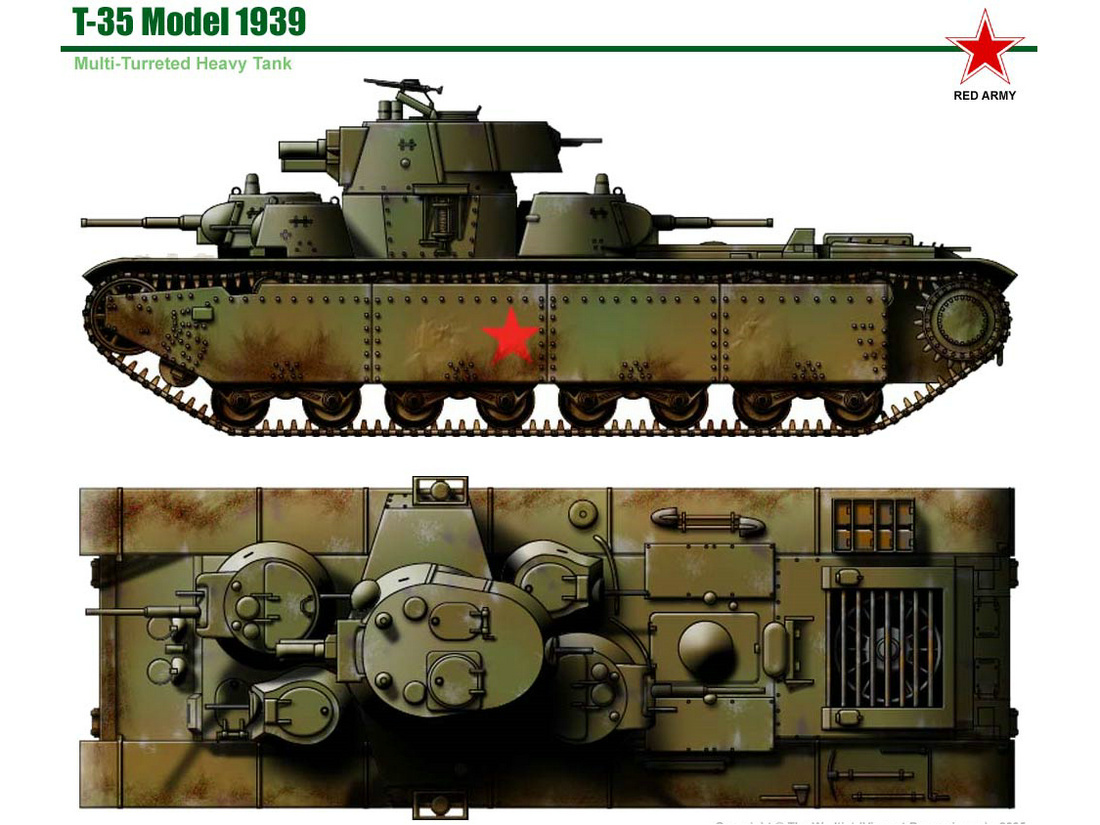 T-35重型坦克_百度百科