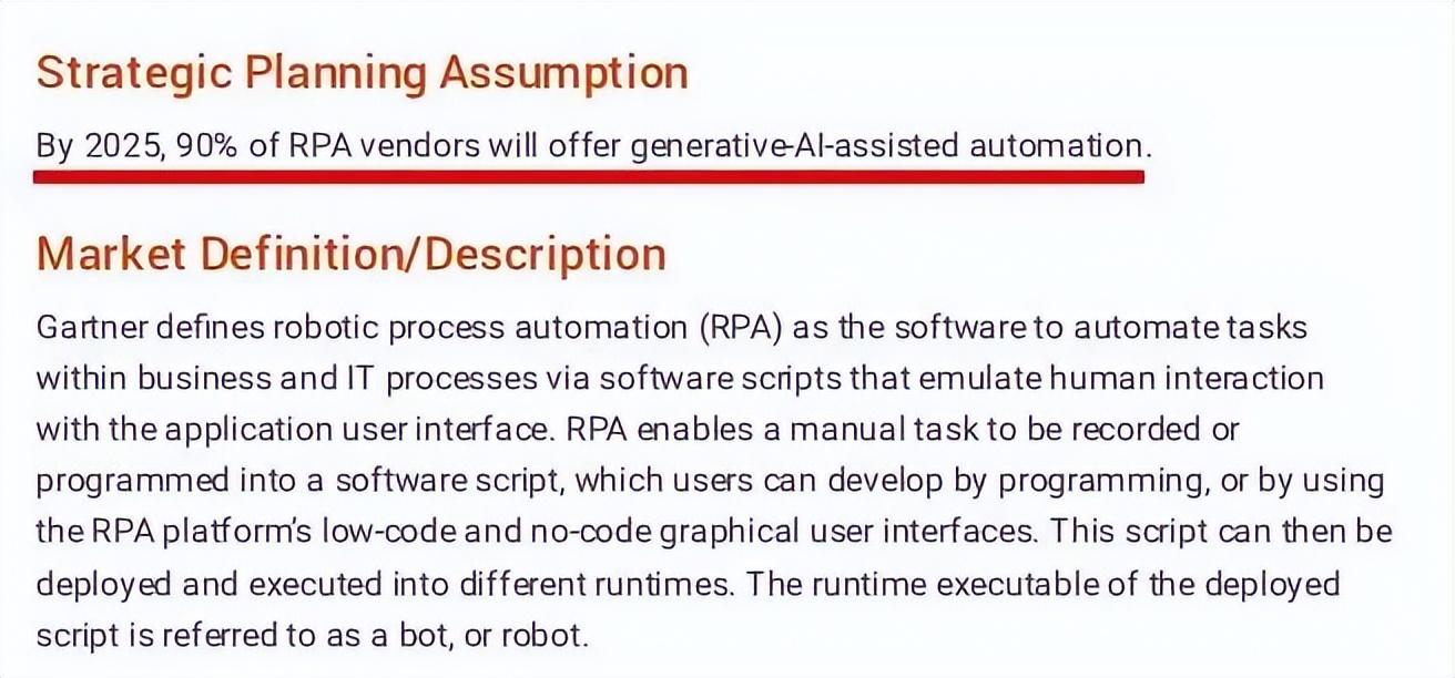2023 Gartner RPA魔力象限报告解读_百科TA说