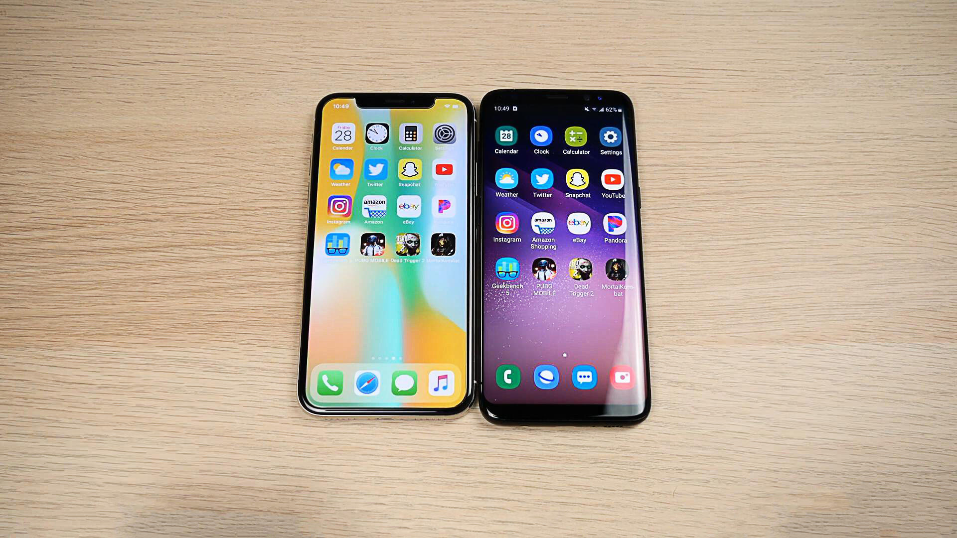 3年前的iPhoneX与三星S8运行速度对比：如今的性能差距有多大_百科TA说