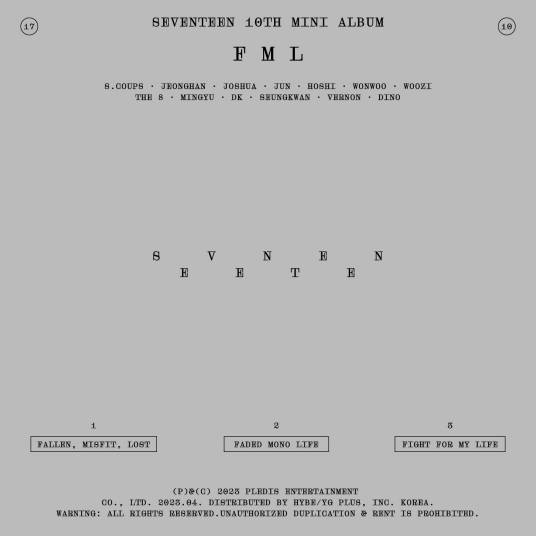 fml（2023年SEVENTEEN推行的第十张迷你专辑）_百度百科
