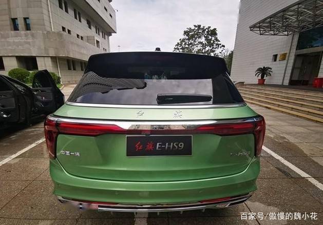 国产颜值担当，首批“红旗E-HS9”进店实拍，造型比H9还霸气！_百科TA说