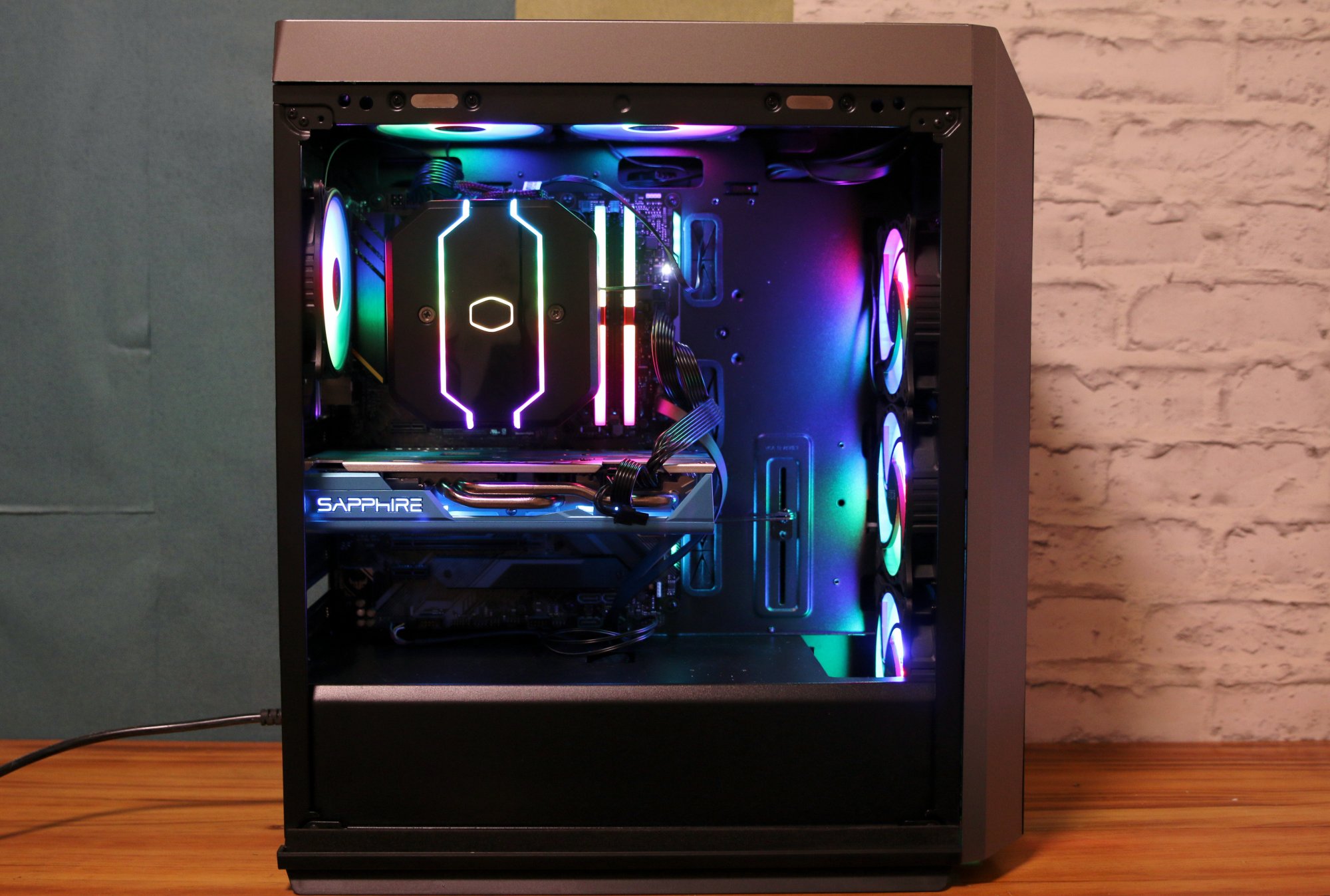 升级颜值与性能，九州风神CL500+DA600-M电源装机体验_百科TA说