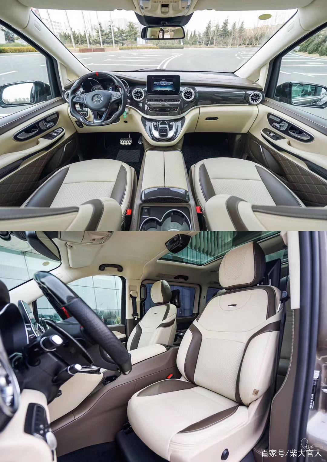 2020款奔驰V260顶级享受，双色车身，百万配置！大鲨鱼版奔驰V级发布_百科TA说