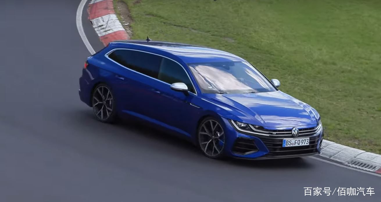 大众Arteon R猎装版/高尔夫8 R海外纽博格林测试谍照曝光_百科TA说