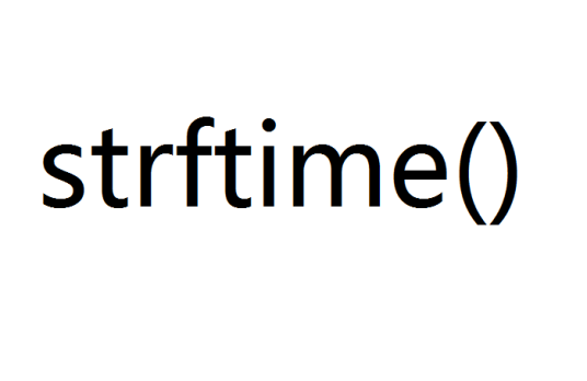 strftime_百度百科