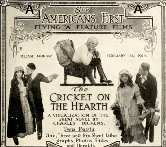 The Cricket on the Hearth（美国1914年Lorimer Johnston执导的短片电影）_百度百科