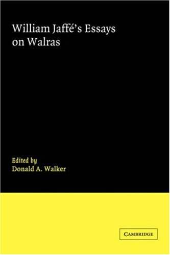 William Jaffe's Essays on Walras_百度百科