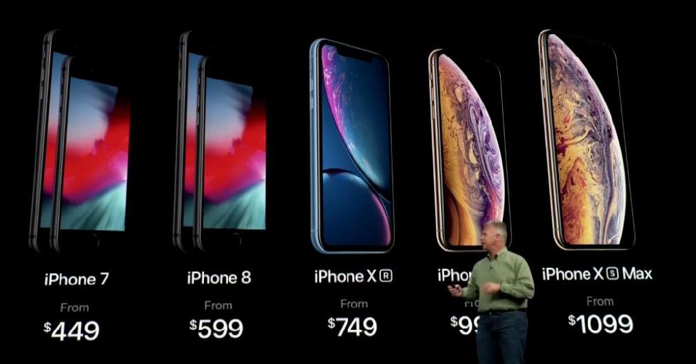 999/1099美元起 苹果iPhone Xs/Max9月14日启预订_百科TA说