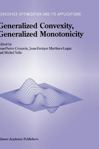 Generalized Convexity, Generalized Monotonicity_百度百科