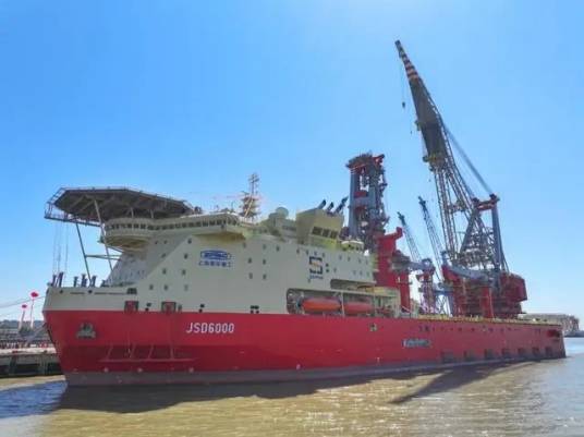 JSD6000深水起重铺管船_百度百科