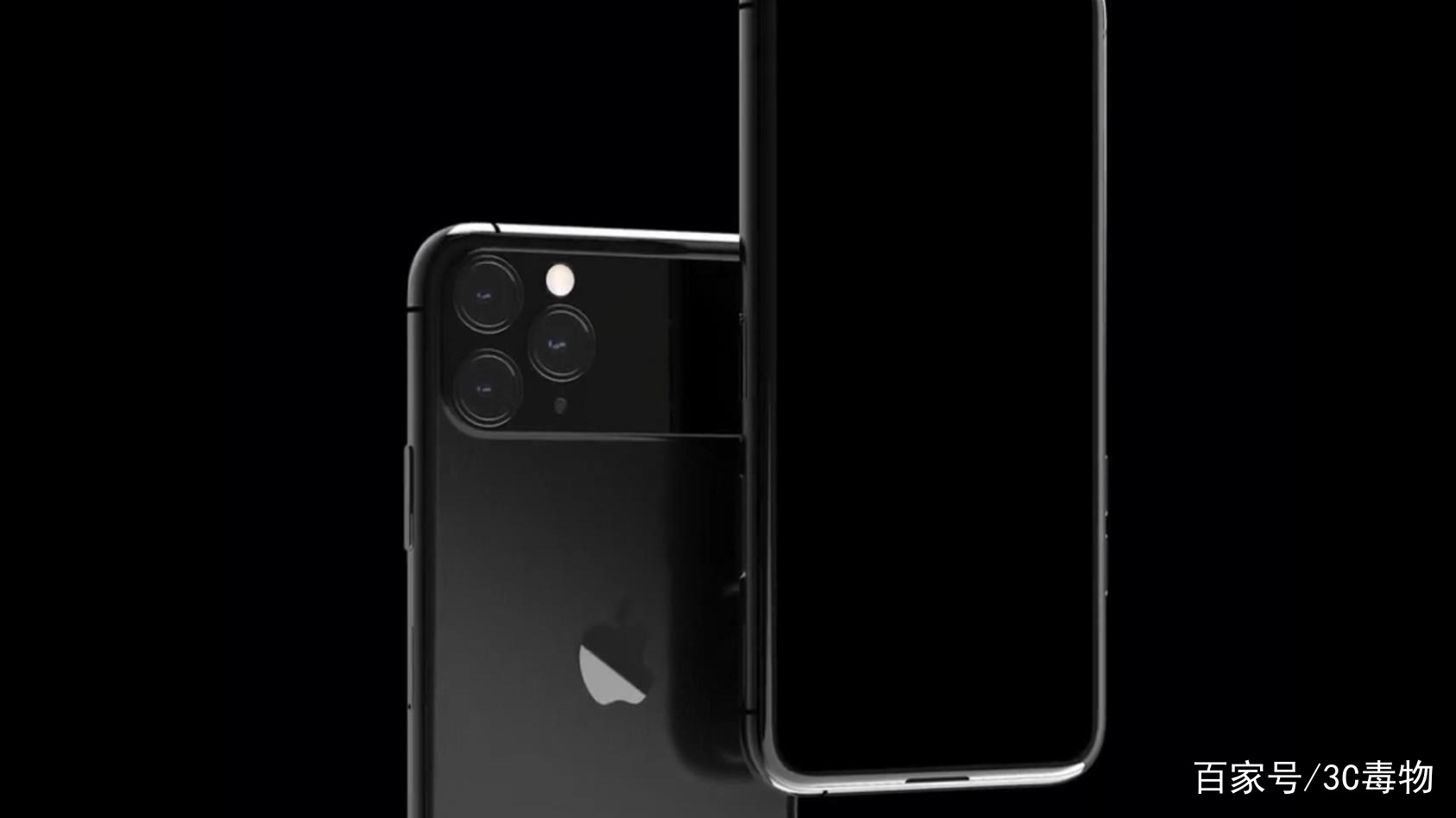 iPhone12Pro概念图：砍刘海正反双屏幕，比iPhone4还要经典_百科TA说