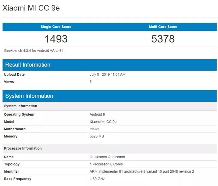 小米CC9e搭载骁龙710或632 华为官方发布EMUI 9.1升级最新进展_百科TA说