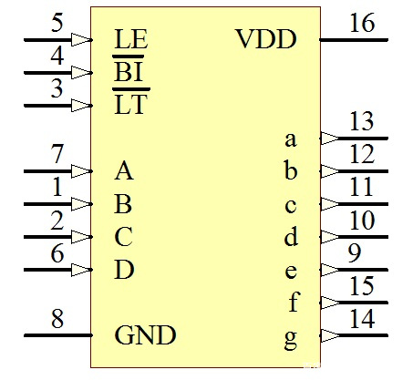 由CD40192+CD4511+555组成的脉冲计数器_百科TA说