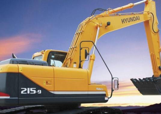 现代R215-9挖掘机_百度百科