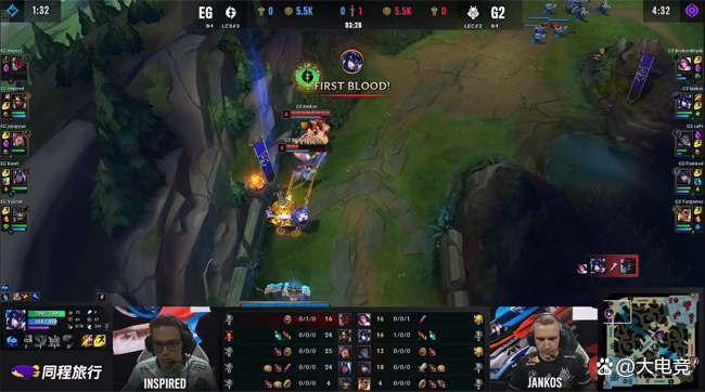 LOL-S12小组赛：BrokenBlade不死剑姬带领G2击败EG解锁S12首胜_百科TA说