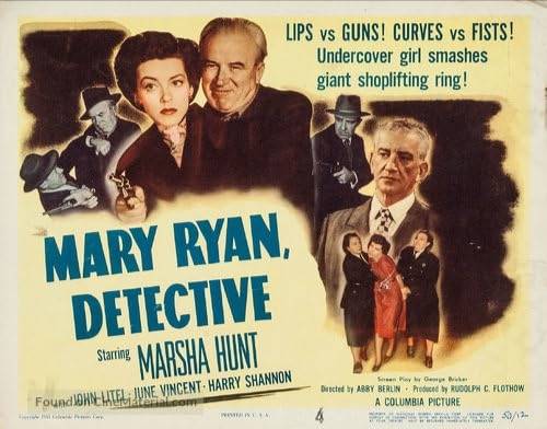 Mary Ryan, Detective_百度百科