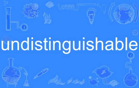 undistinguishable_百度百科