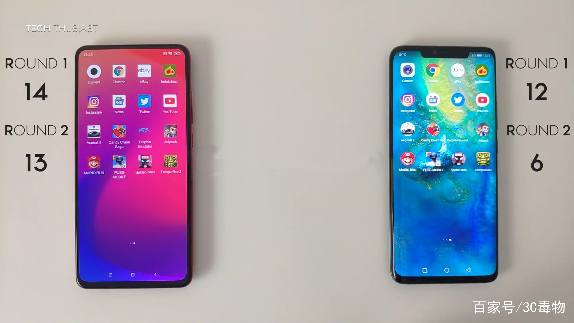 红米K20和华为Mate20性能对决：差距比想象的大多了_百科TA说