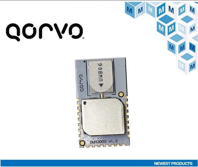 贸泽备货Qorvo高度集成的DWM3000 RF模块_百科TA说