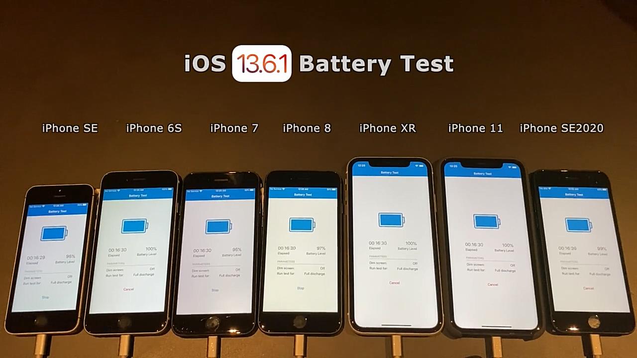 实测7款iPhone升级iOS13.6.1电池续航：结果iPhone11续航严重下降_百科TA说