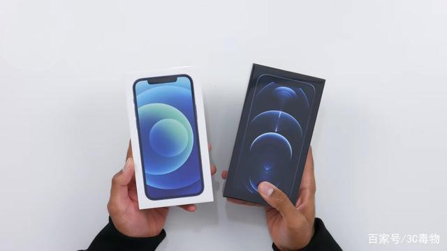 iPhone12/iPhone12Pro真机开箱对比：都是蓝色为啥区别这么大_百科TA说