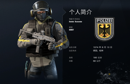 Bandit（游戏《彩虹六号：围攻》中的布防手角色）_百度百科