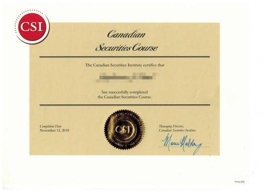 csc（加拿大证券课程）_百度百科